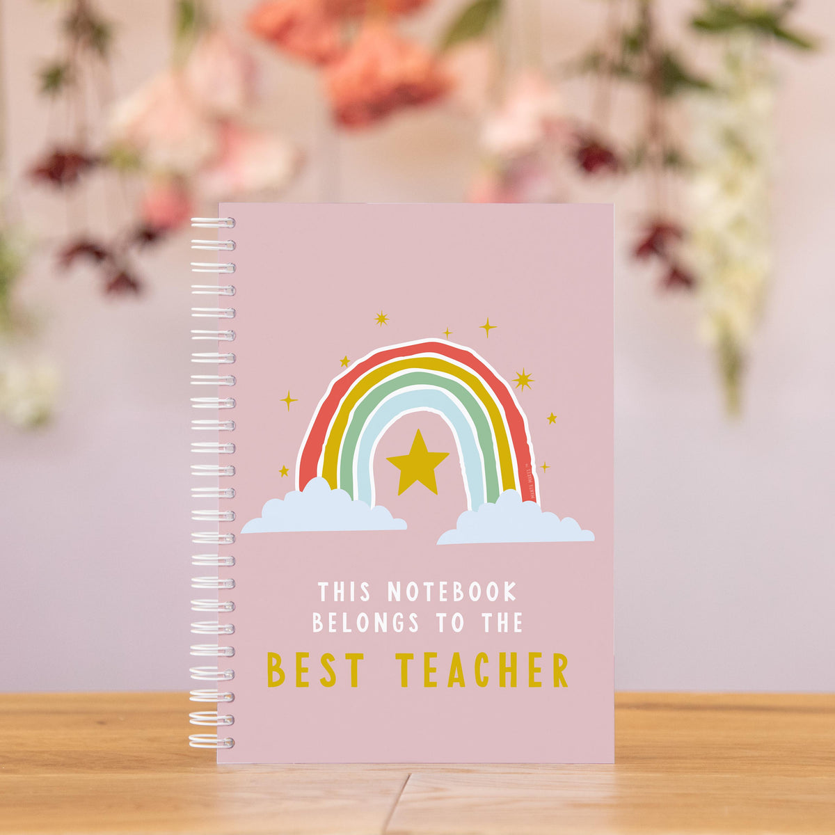 Best Teacher Pink Notebook – Manta Makes