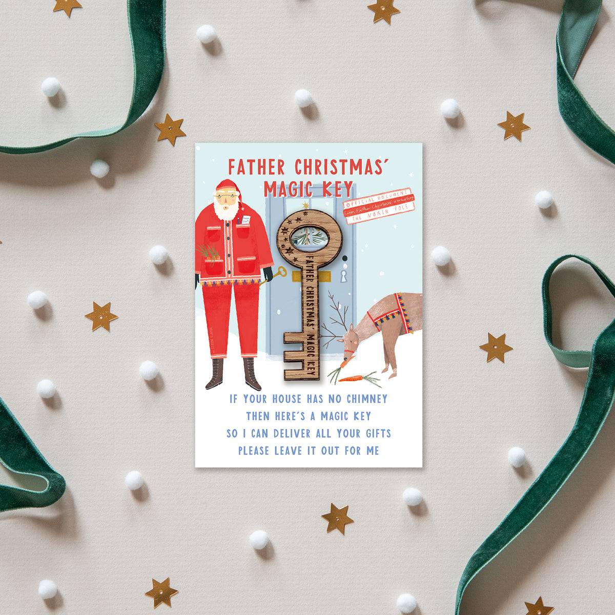 Father Christmas' Magic Key – Manta Makes