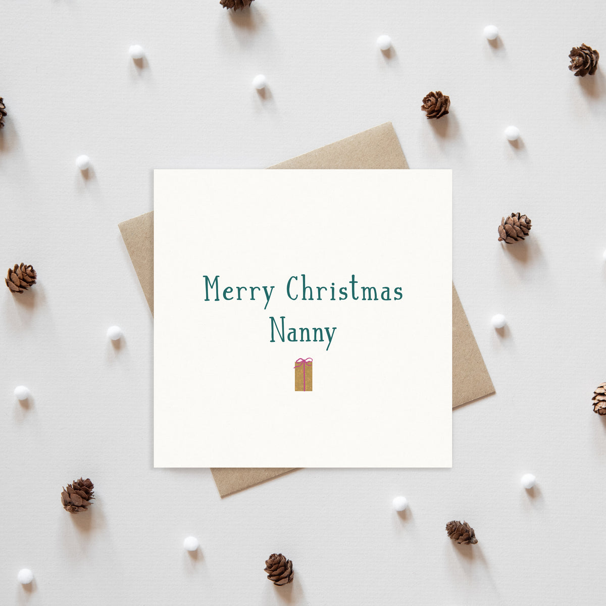 Merry Christmas Nanny Christmas Card – Manta Makes