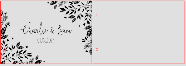 Custom Guestbook Size for Sam Prater – Manta Makes